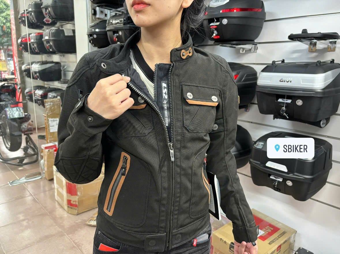 Áo Giáp Nữ LS2 Bullet Lady Nâu